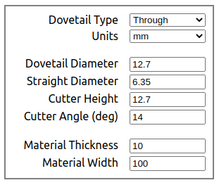 Dovetail Generator